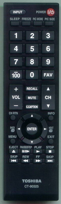TOSHIBA 40E220U Replacement Remote – Remotes.net