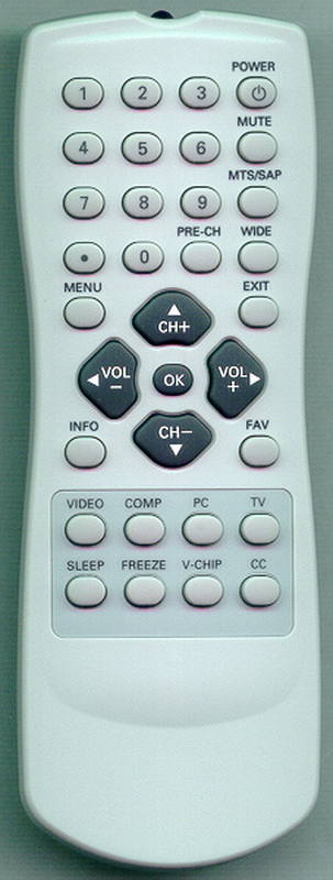 ENVISION 98TRAMW6NEP Replacement Remote – Remotes.net