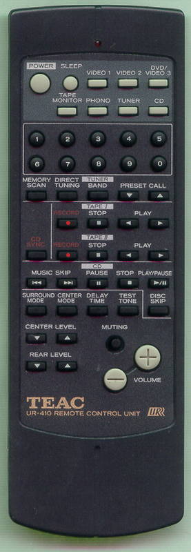 TEAC AGV8500 Replacement Remote – Remotes.net