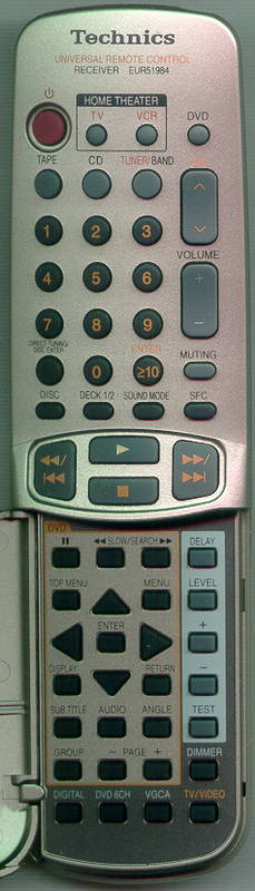 TECHNICS EUR51984 Replacement Remote – Remotes.net