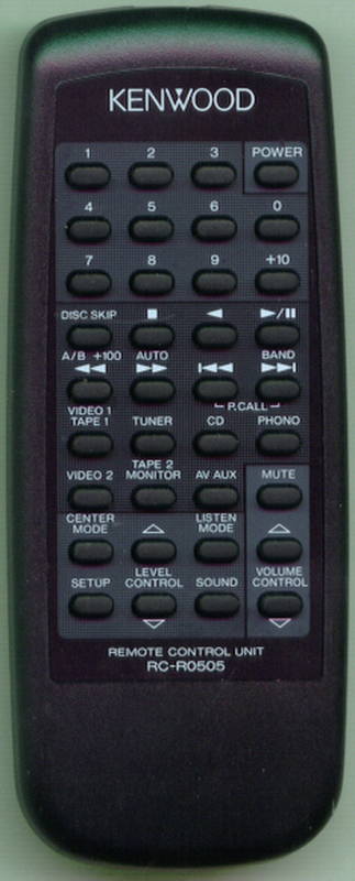 KENWOOD KR897 Replacement Remote – Remotes.net
