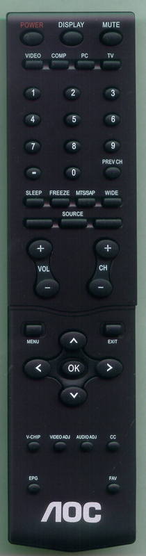 ENVISION L26W761 Replacement Remote – Remotes.net