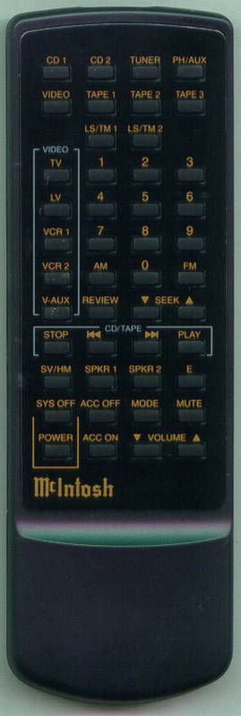 MCINTOSH MA6400 Replacement Remote – Remotes.net