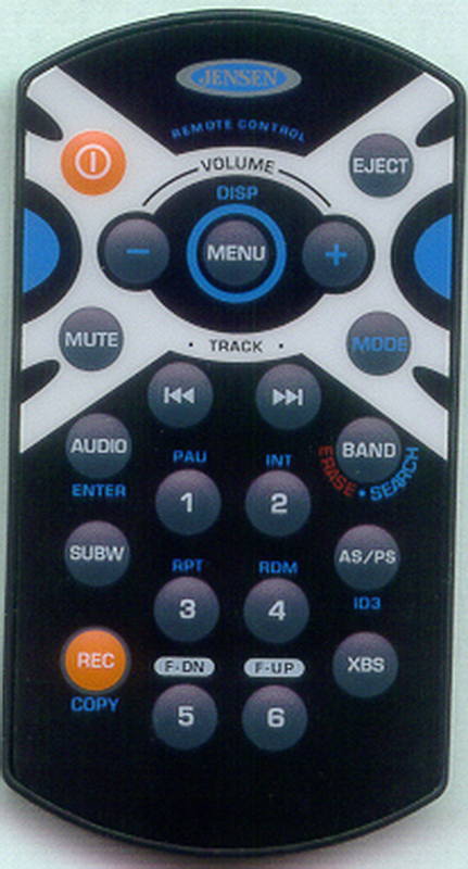 JENSEN MPA6611X Replacement Remote – Remotes.net