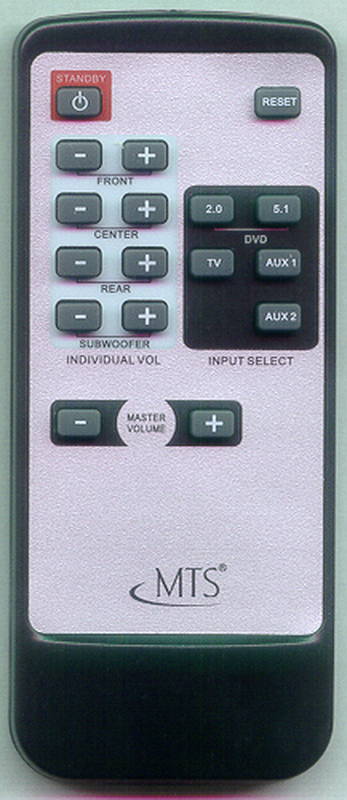 MILLENIUM THEATER MTS3200-SUBWOOFER Replacement Remote – Remotes.net