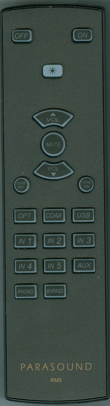 PARASOUND P5 Replacement Remote – Remotes.net