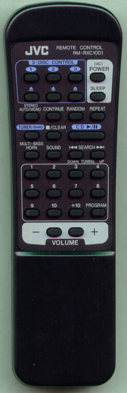 JVC RC-XC1 Replacement Remote – Remotes.net