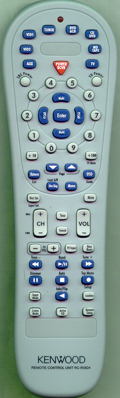 KENWOOD RCR0824 Replacement Remote – Remotes.net
