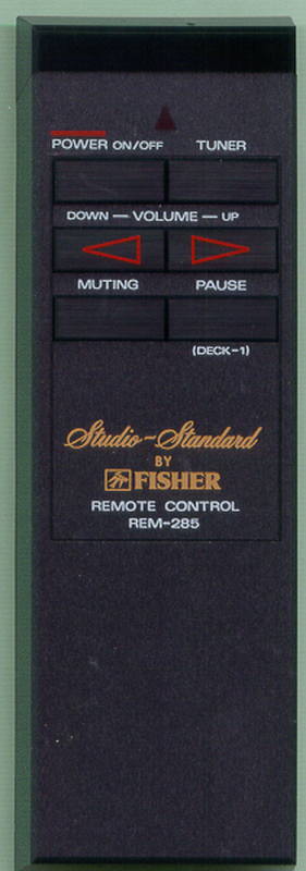 FISHER REM285 Replacement Remote – Remotes.net