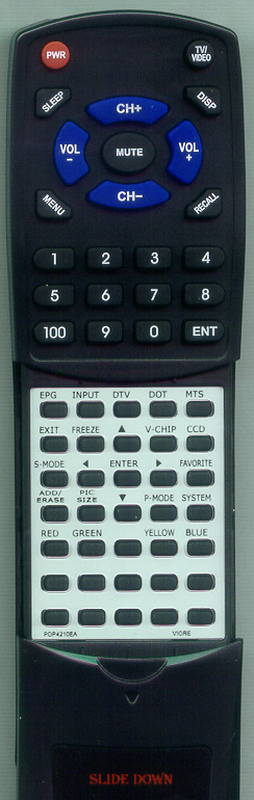 VIORE PDP4210EA1 Replacement Remote – Remotes.net