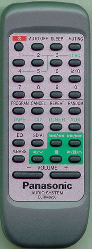 PANASONIC SA-AK18 Replacement Remote – Remotes.net