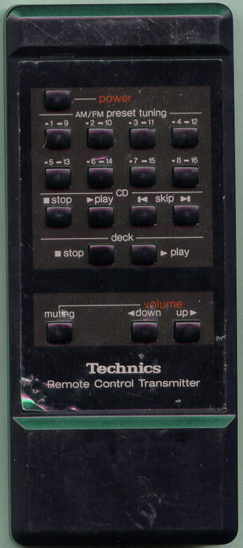 TECHNICS SA939 Replacement Remote – Remotes.net