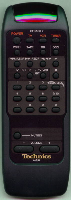 TECHNICS SAGX190 Replacement Remote – Remotes.net