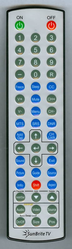 SUNBRITE SB-S2-65-4K-BL Replacement Remote – Remotes.net