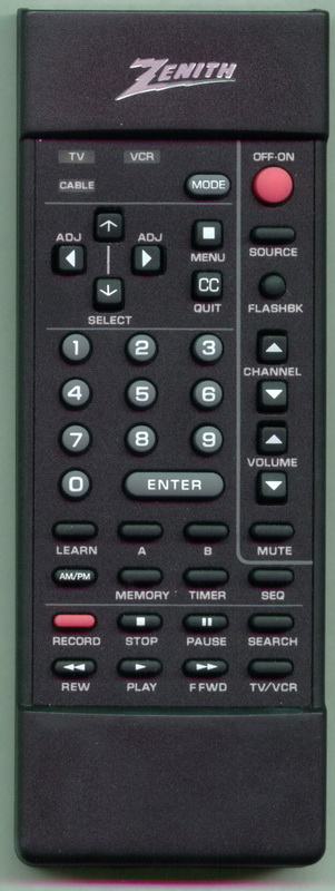 ZENITH SL2067W Replacement Remote – Remotes.net