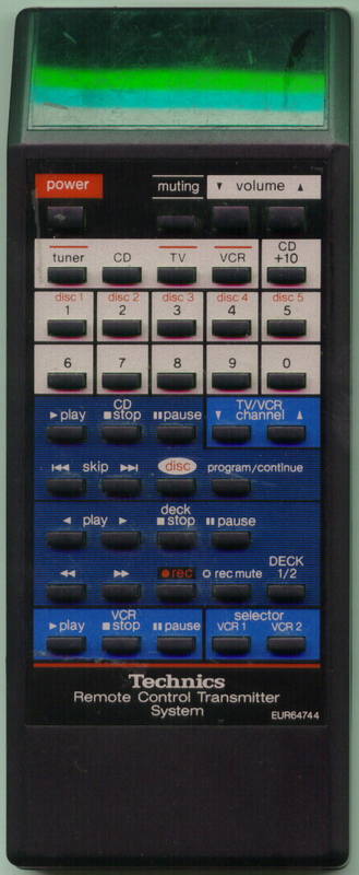 TECHNICS SUV98 Replacement Remote – Remotes.net